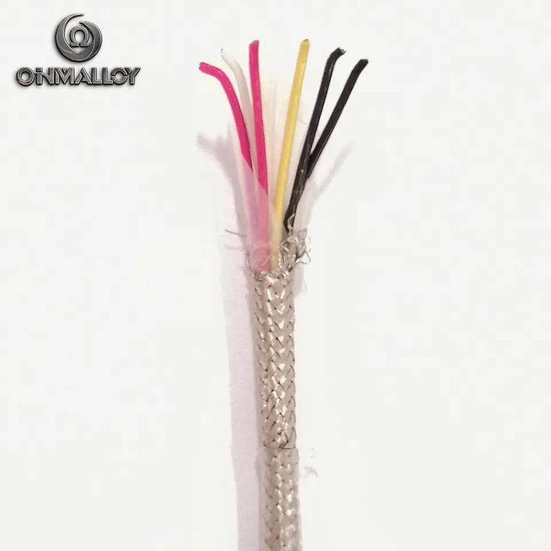 Nickel Pleated Copper Extension Cable RTD PT100 PFA Insulated SUS ...
