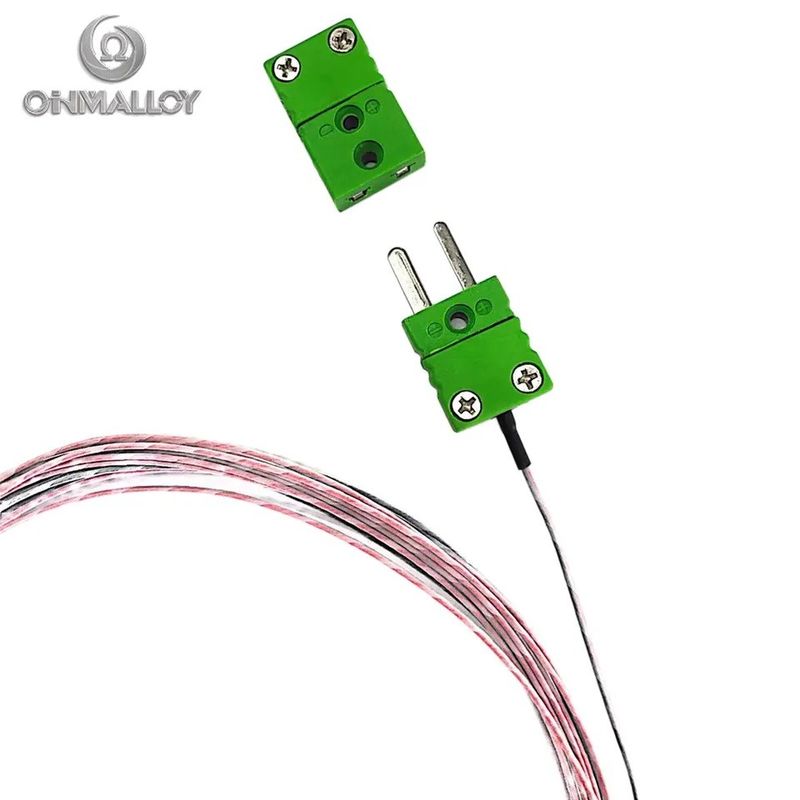 ANSI Green Type T Thermocouple Mini Plug Cu / Constantan For Cryogenic ...